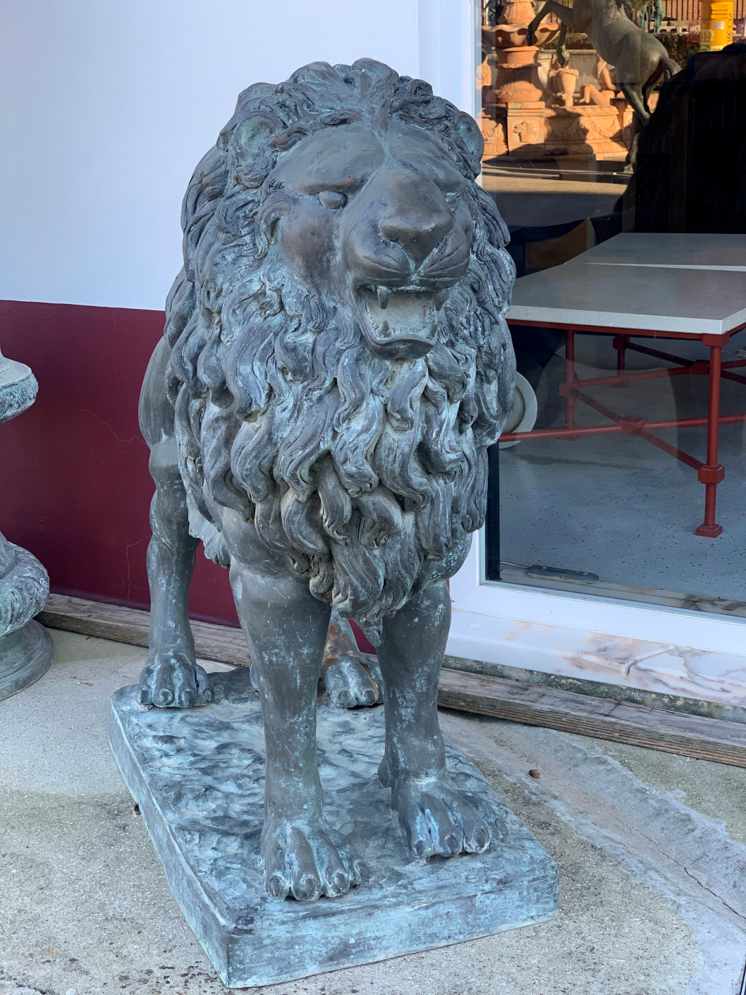Bronze Lions Pair - Antiquoeste – Antiques & Curiosities Store